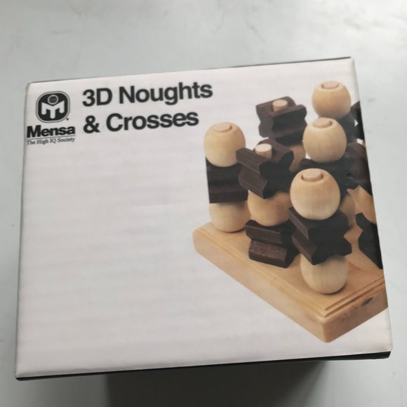 Mensa | Games | Mensa 3d Noughts And Crosses | Poshmark
